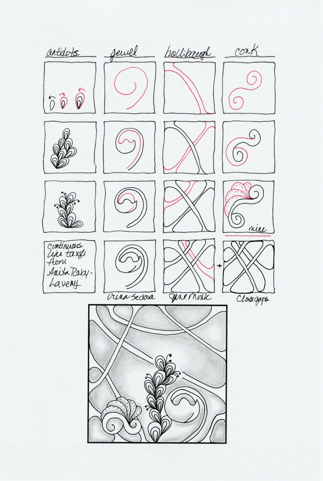 Alice Hendon: Working in Tangle Starts Treasures #tanglestartstreasures ...