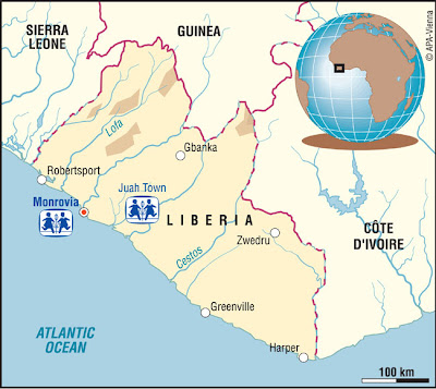 Liberia: Location