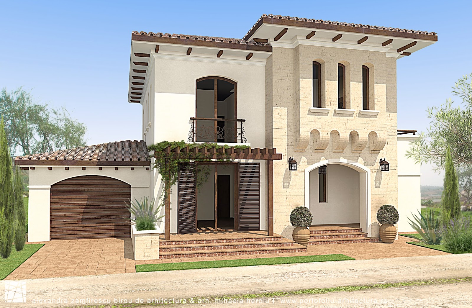 CASA MEDITERANEEANA STIL SPANIOL, IN CONSTANTA - AZSTUDIO