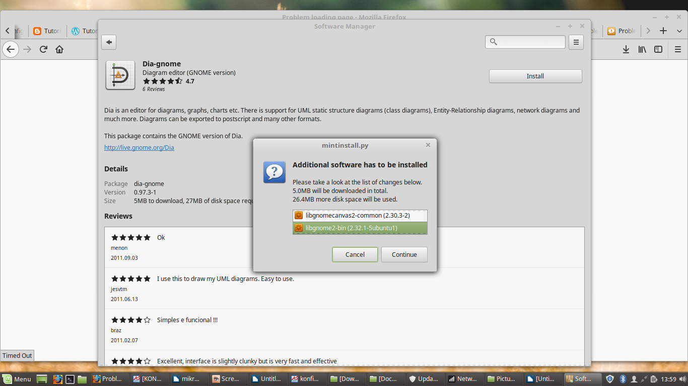 Cara Install Aplikasi DIA di LINUX MINT ~ Gita Ainun || BLC TELKOM KLATEN