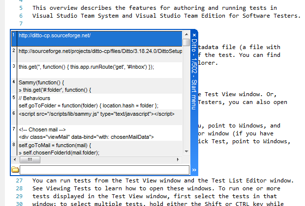 Matthew Nichols: Tools Update: Ditto Clipboard Manager