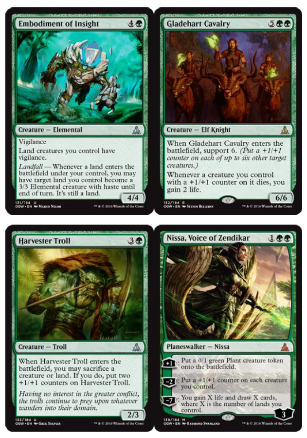 Magic the Gathering Adventures: Oath of the Gatewatch Review: Green