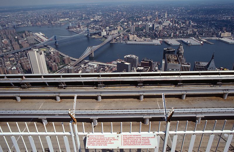 New York - History - Geschichte: WTC - South Tower - 110th floor ...