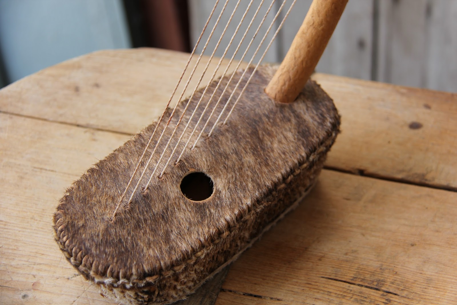 A Piece of Africa Holiday Project!: #87 Ennanga ( Bow Harp) from Uganda