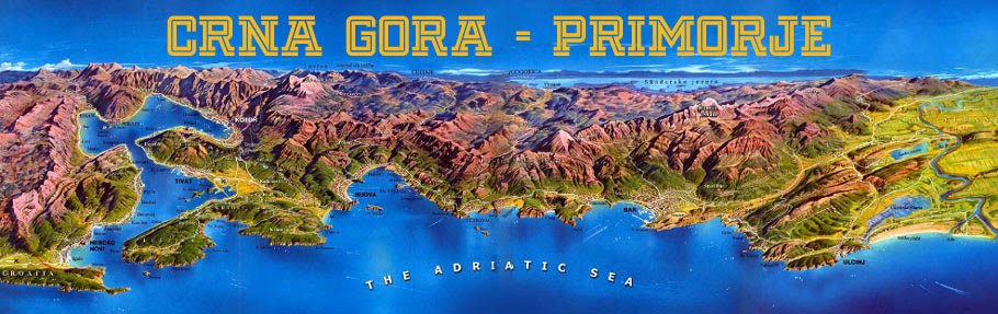 Crna Gora primorje spisak hotela i apartmana: Crnogorsko primorje