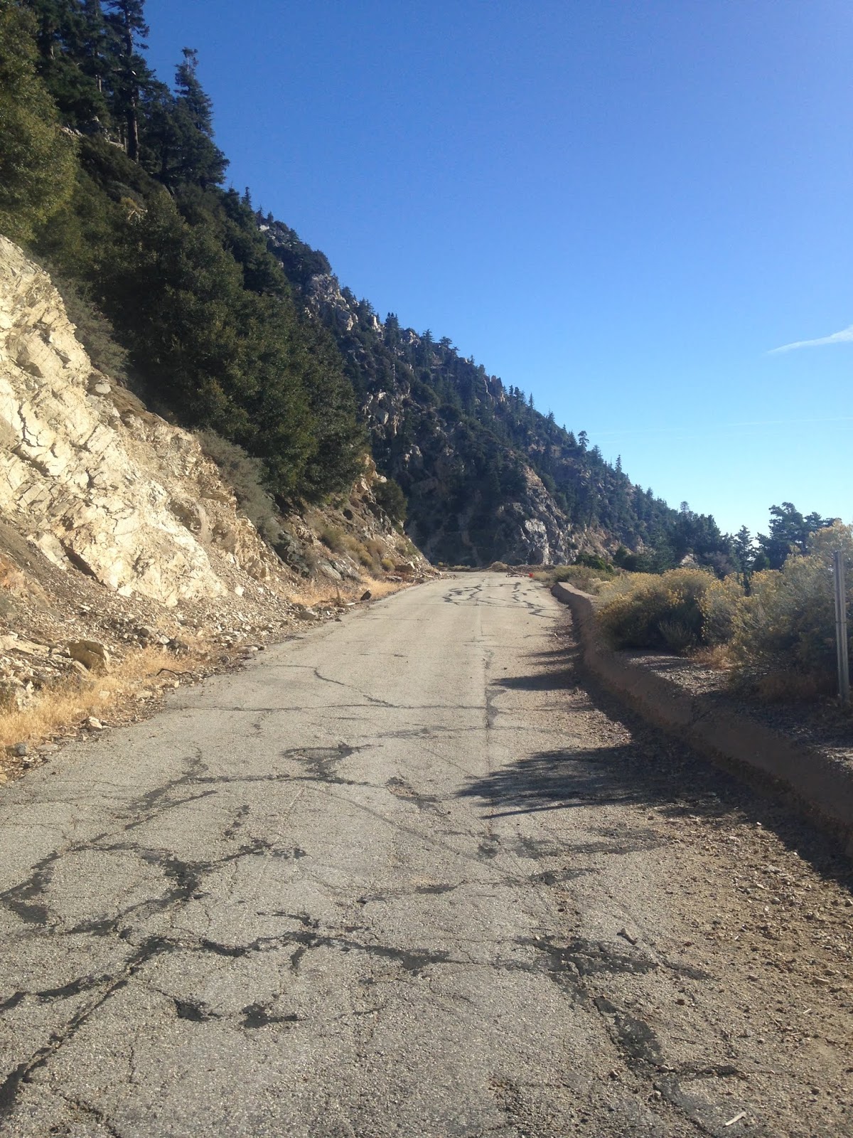 Long closed California State Route 39 at Islip Saddle