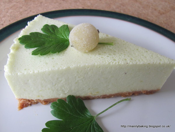 Mainly Baking: Gooseberry and Elderflower Cheesecake