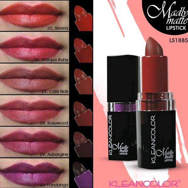 Swatches: New KleanColor Madly Matte Lipstick Collection (30 Shades, $1 ...