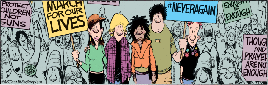 Sunday Comics Debt: March 2018