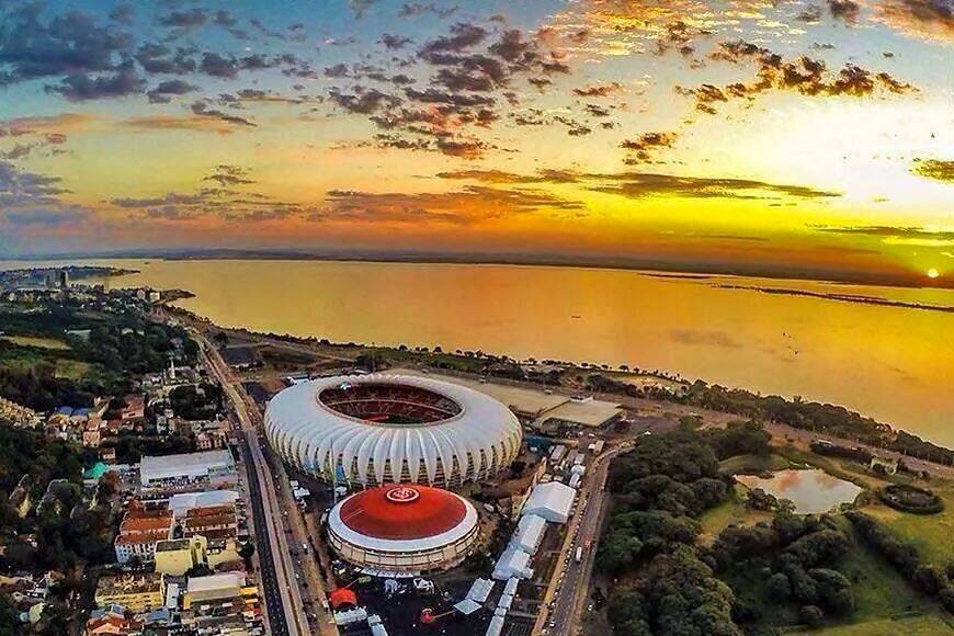Entardecer no Beira-Rio