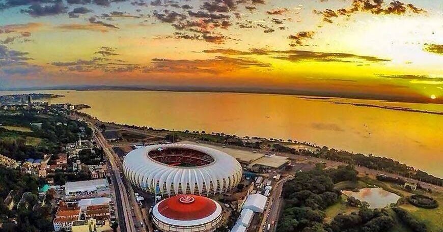 Entardecer no Beira-Rio