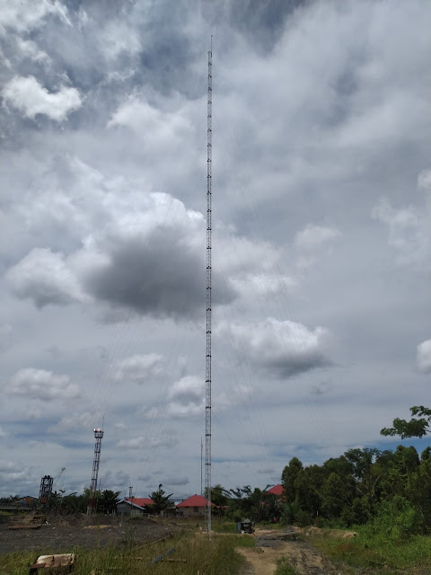 TOWER GUYED MAST 70METER _ TOWER TRIPOLE GWT 70M - TOWER 3ANGLE PIPA 70M
