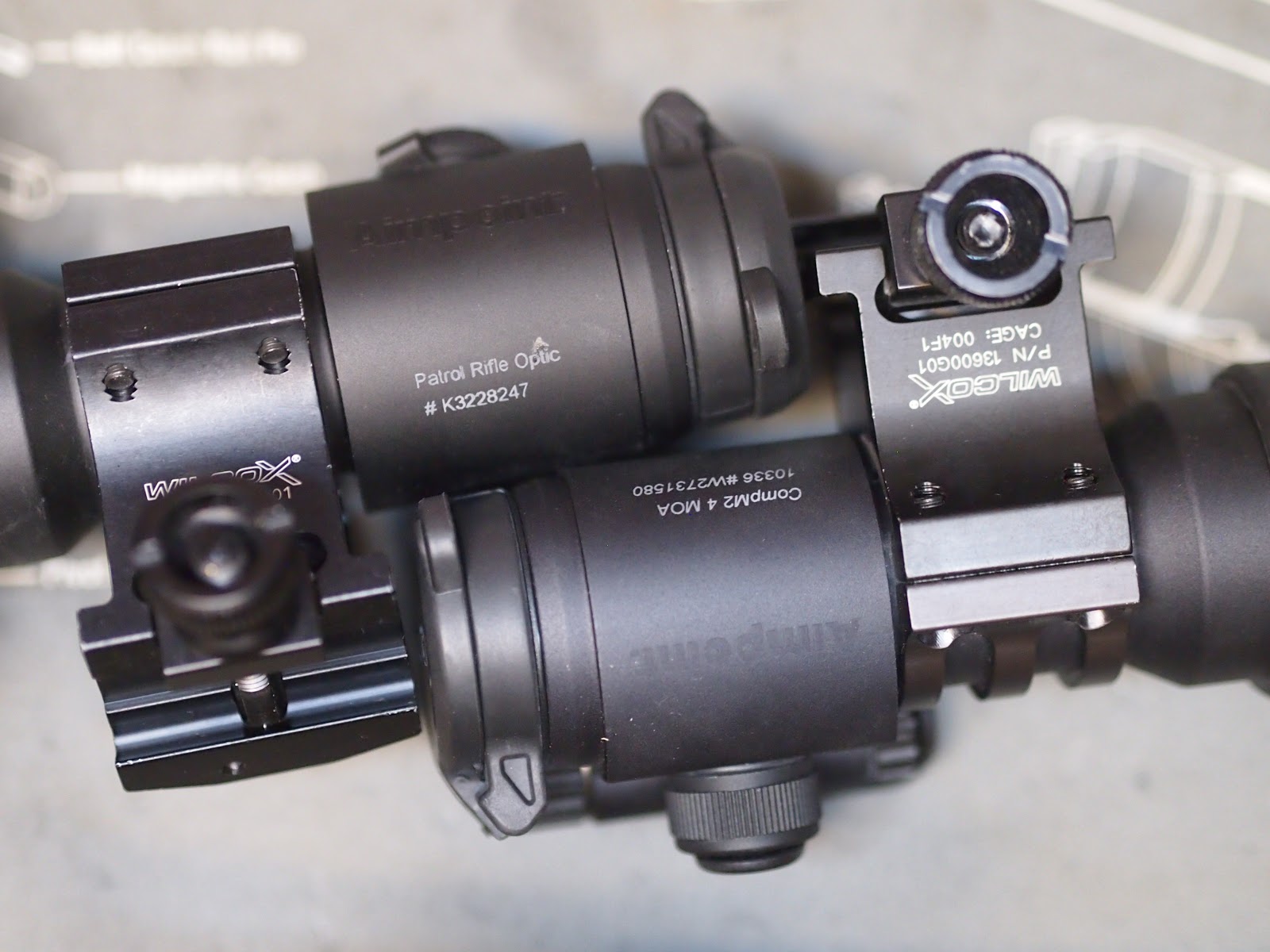 Mister Donut's Firearms Blog: Aimpoint Comp M2 with Wilcox mount