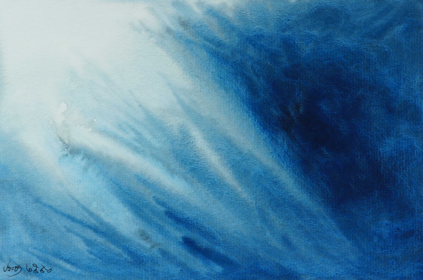 Abstract Art By Pracha: Abstract cloud painting 3