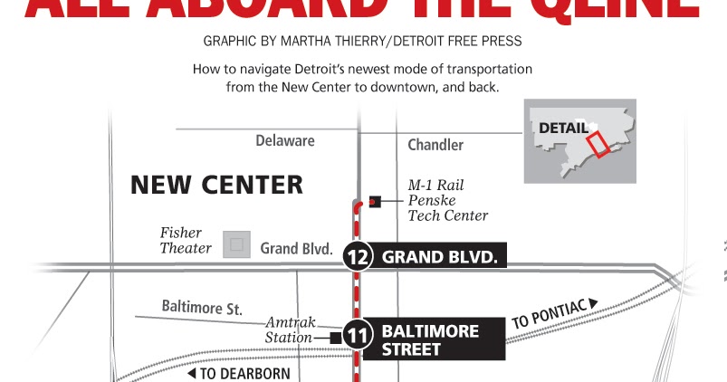 Just A Car Guy: Q-line street car in downtown Detroit.... what was the ...