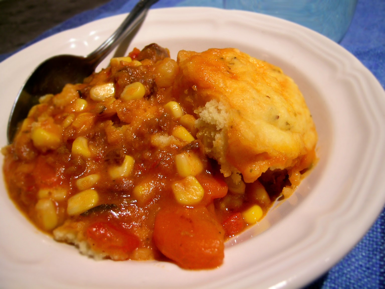 The Good Life: Winter Warmer : Beef and Corn Casserole with Herbed Corn ...