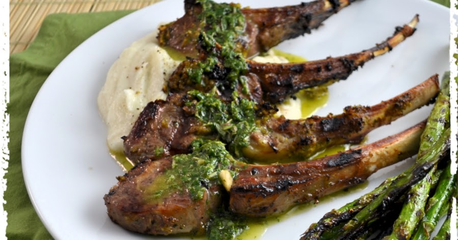 The Foodie Couple: Grilled Mint Marinated Lamb chops with Mashed ...