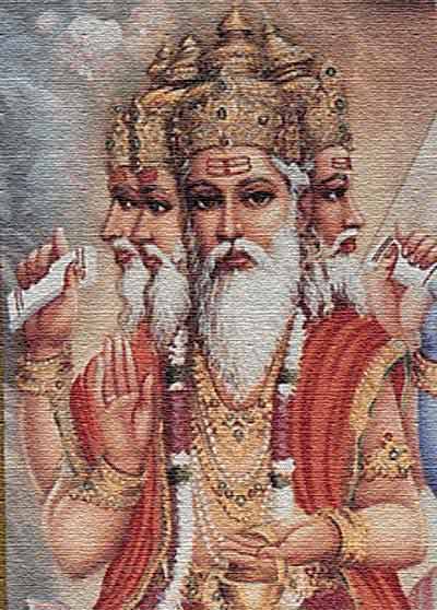 Story of the Origin of the Four Heads of Brahma | Hindu Blog