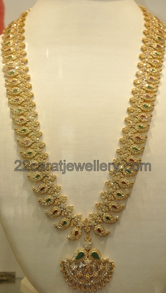 Diamond Mango Mala - Jewellery Designs