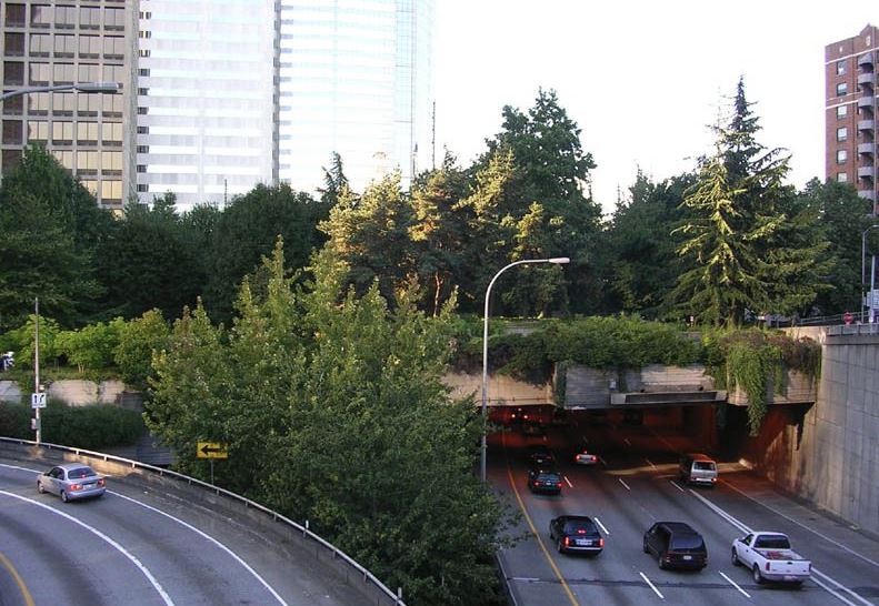 Just A Car Guy: A park, over a freeway, in Seattle. That's a mighty ...