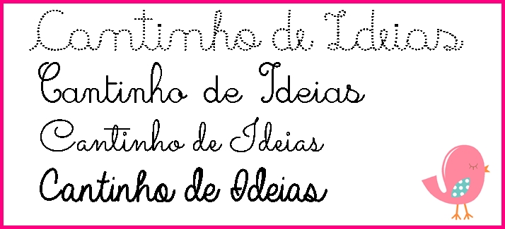 Blog Cantinho de Ideias Prof. Taís Olly: Fontes cursivas para Download