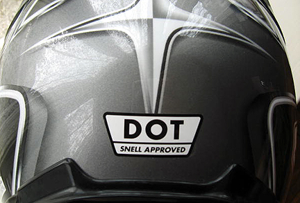 ARTI STIKER (LOGO) DOT DAN SNI PADA HELMET (HELM) - CARA MEMILIH HELM ...