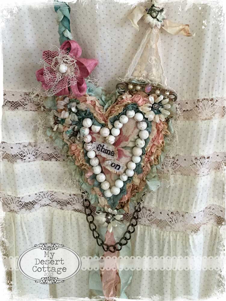 **My Desert Cottage**: Textile Art Necklace Tutorial
