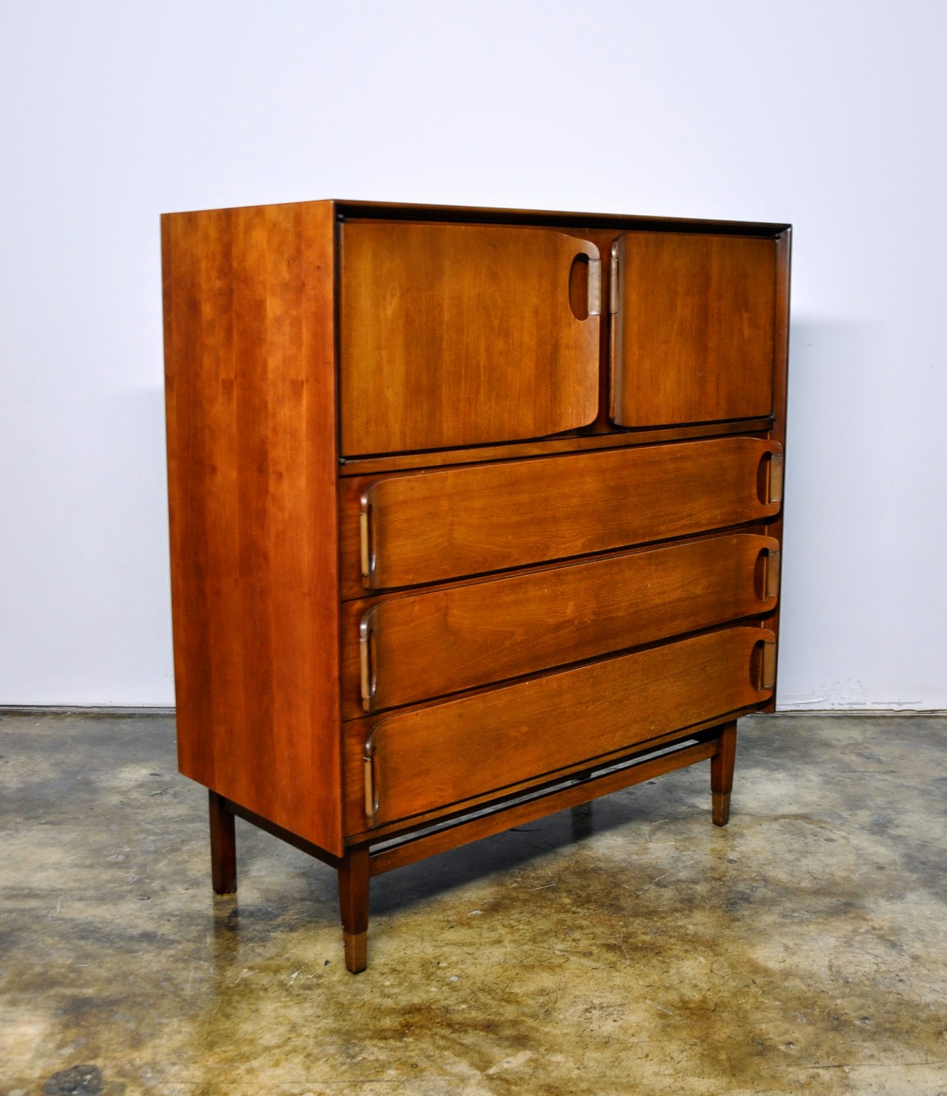 SELECT MODERN: Mid-Century Highboy, Chest of Drawers or Gentleman's Chest