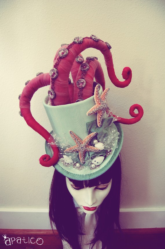 Fashion and Action: Fabulous Fantastical Fairytale Ocean Hats from Etsy