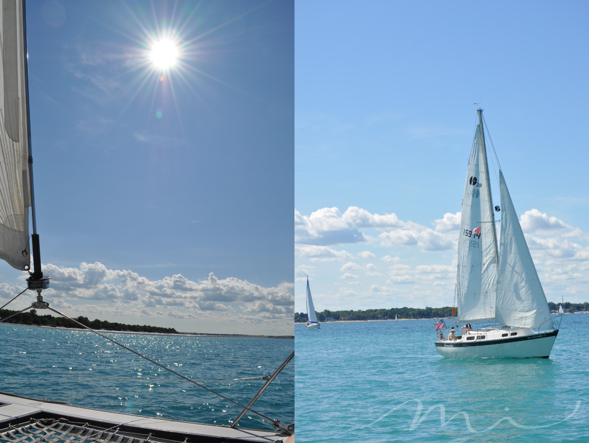 au naturel design: Sailing, Sunny Skies and a Sunset