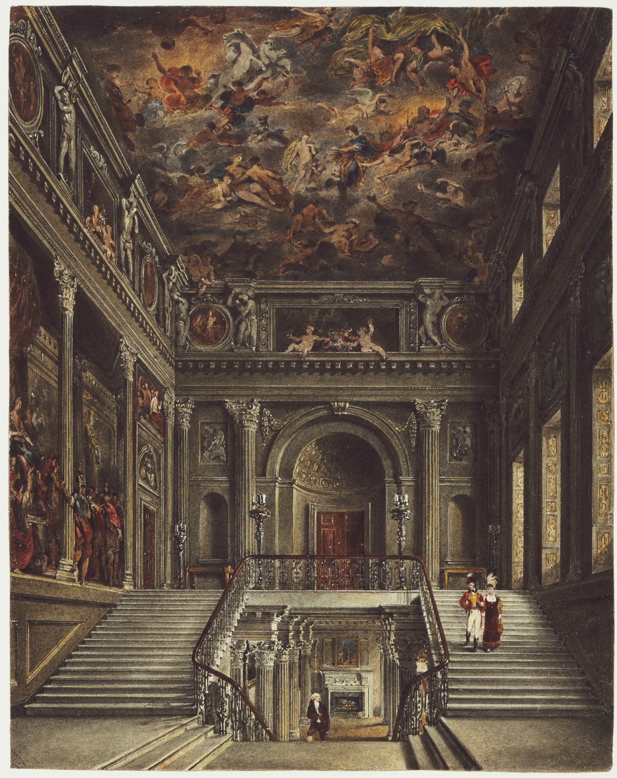 Spencer Alley: Watercolor Interiors by James Stephanoff (1784-1874)