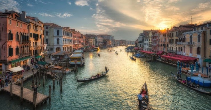Grand Canal – the Historic Water Corridor in Venice, Italy