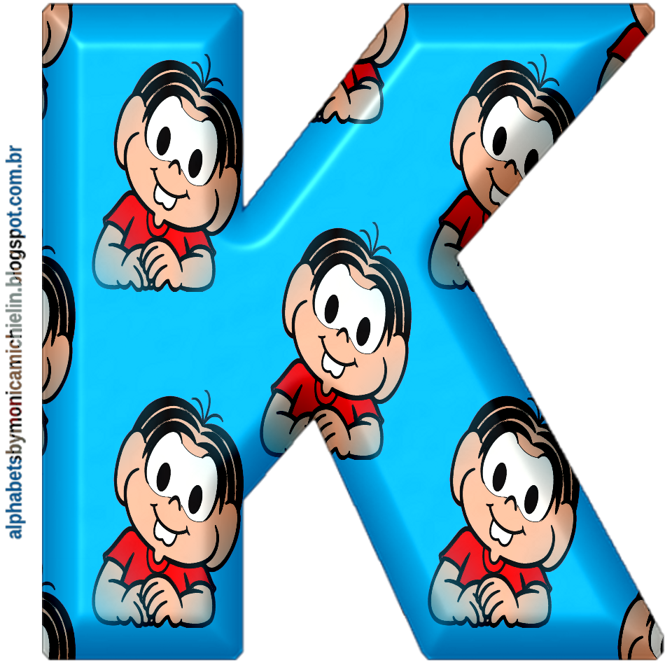 M. Michielin Alphabets: ALFABETO DA MÔNICA (TURMA DA MÔNICA) #DIA DAS ...