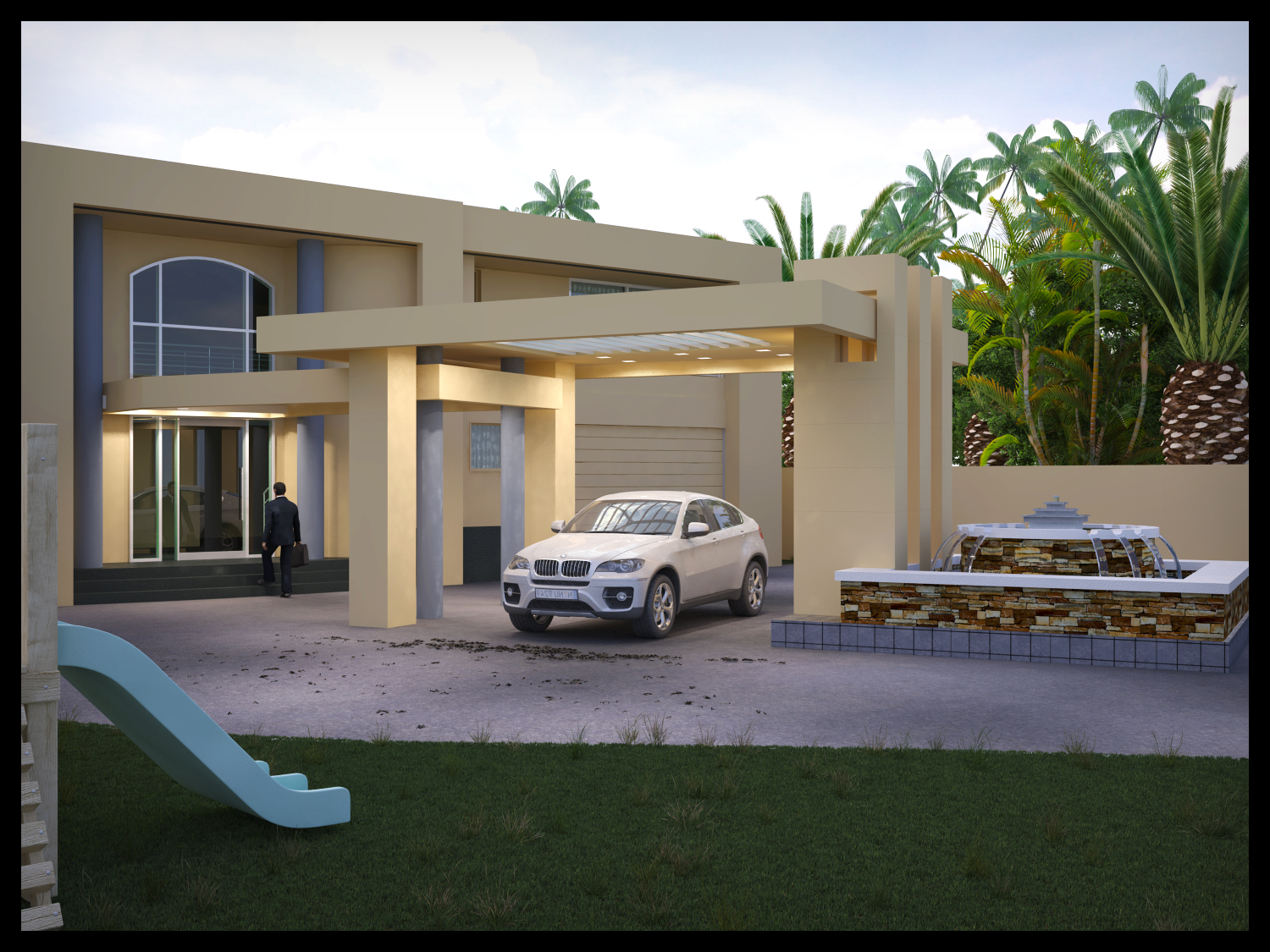Rush Render: Port Cochere