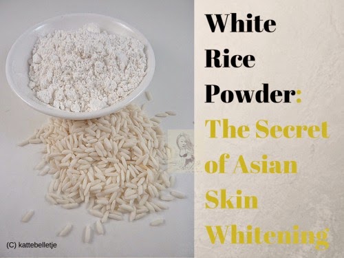 DIY Skin Whitening Using Rice Powder