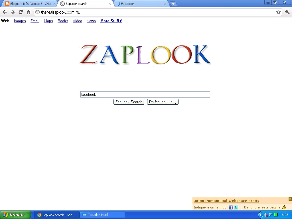 Os tres nerds !: Zaplook e splash face