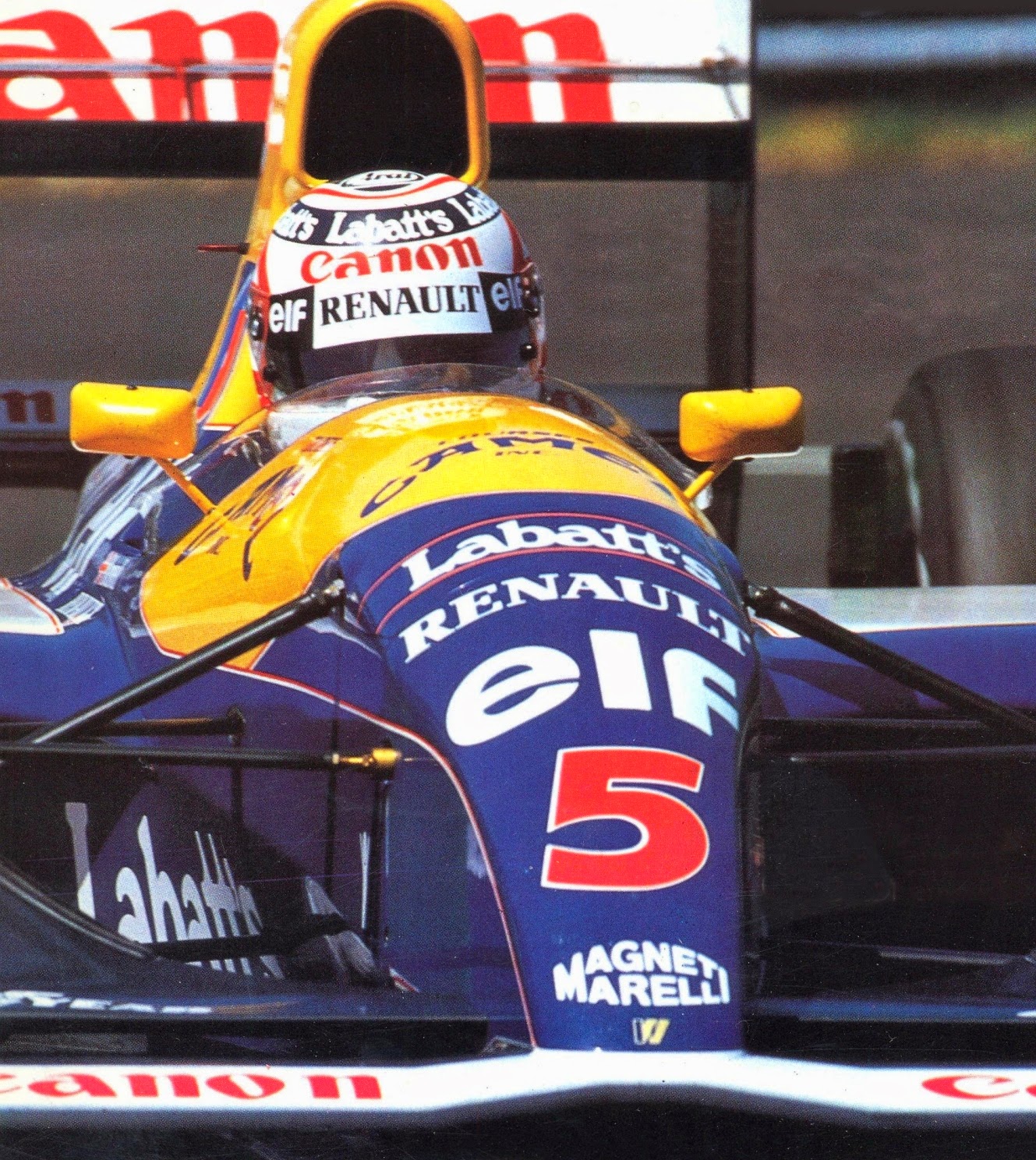 Racing Helmets Garage: Arai Quantum Replica Nigel Mansell 1993 ...