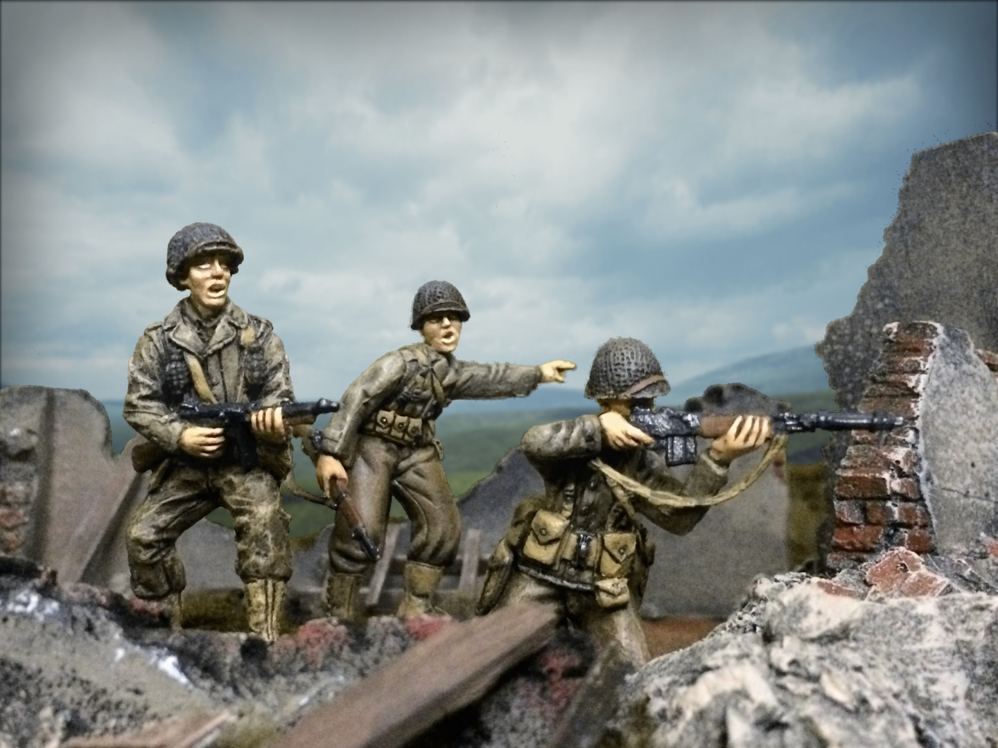 Plastic Commandos: TSSD - Toy Soldiers of San Diego - US infantry fire ...