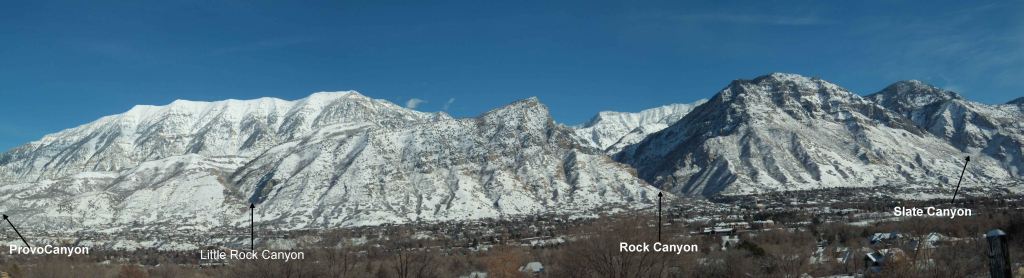 Bio Geo Nerd: Canyons of the Wasatch Front on the east of Utah Valley