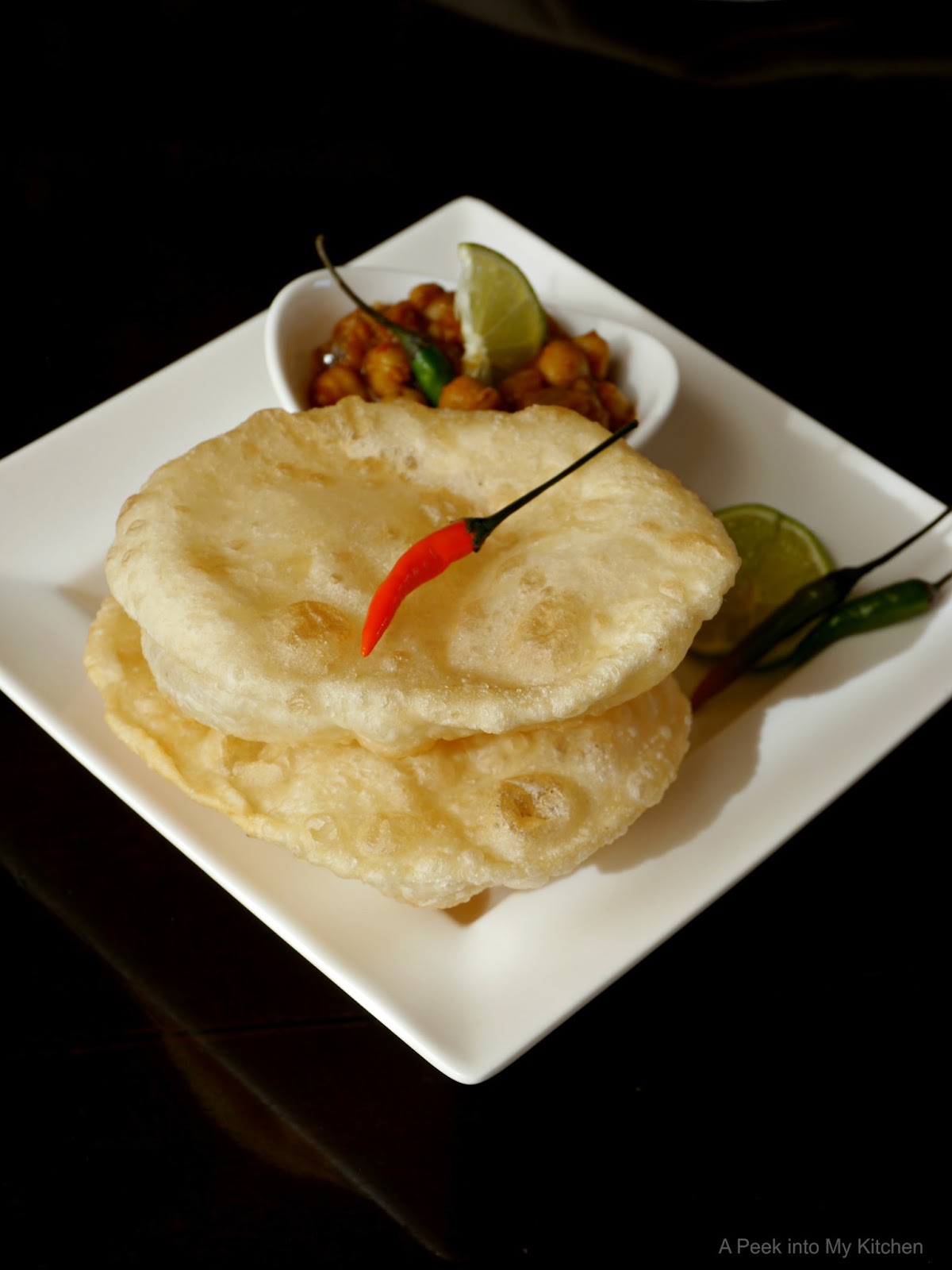 A Peek into My Kitchen: Bhatura ~ Day 54