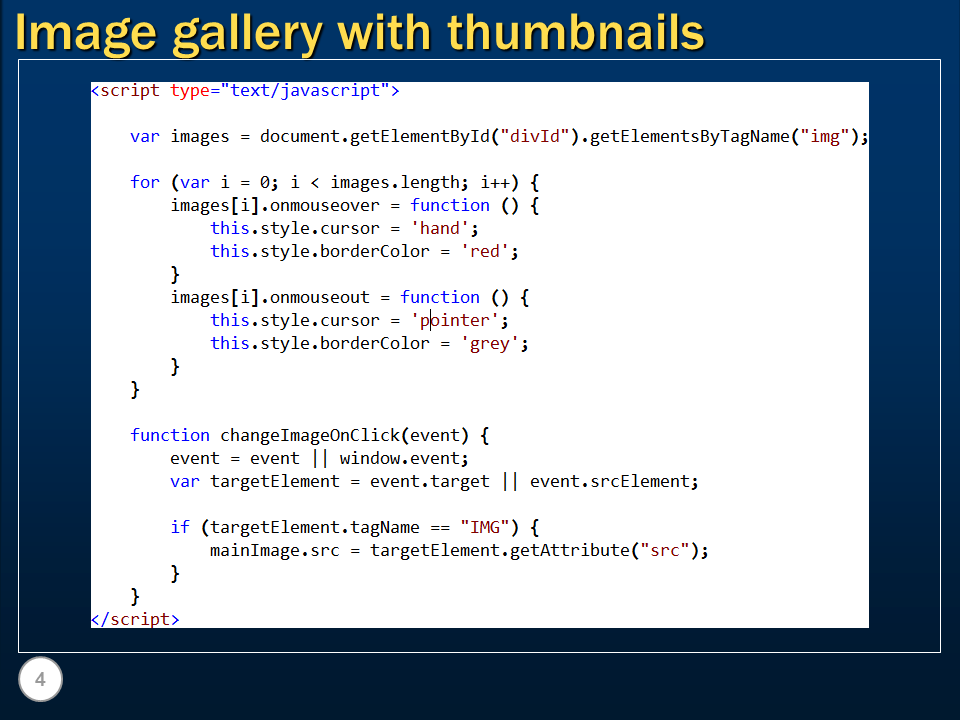 Sql server, .net and c# video tutorial: Image gallery with thumbnails ...
