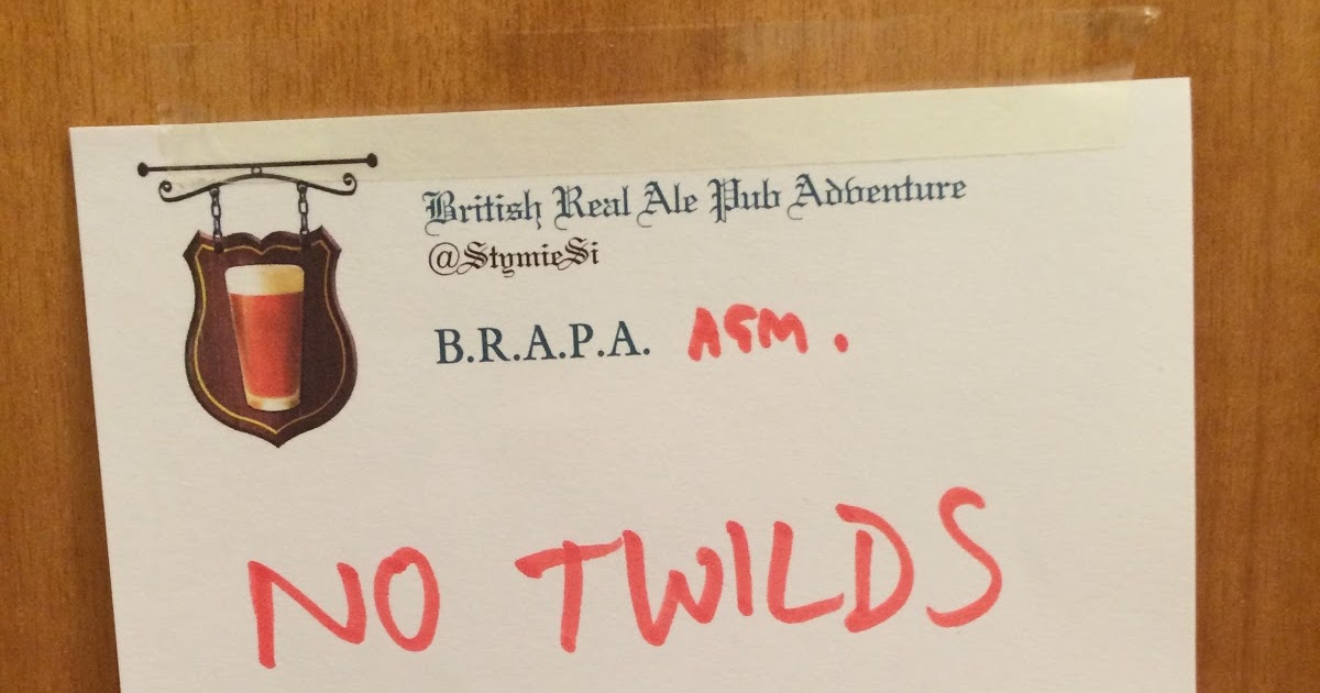 BRAPA (British Real Ale Pub Adventure): BRAPA - Annual General Meeting 2017