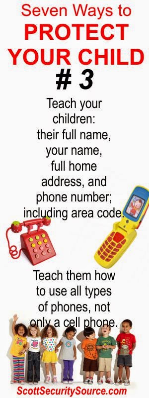 Your Protection Site: Does your child know home address and phone ...