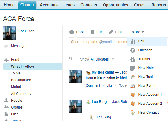 Salesforce Global Actions In Salesforce Classic