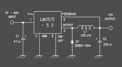 Rangkaian +5V Switching regulator ~ World Electricity