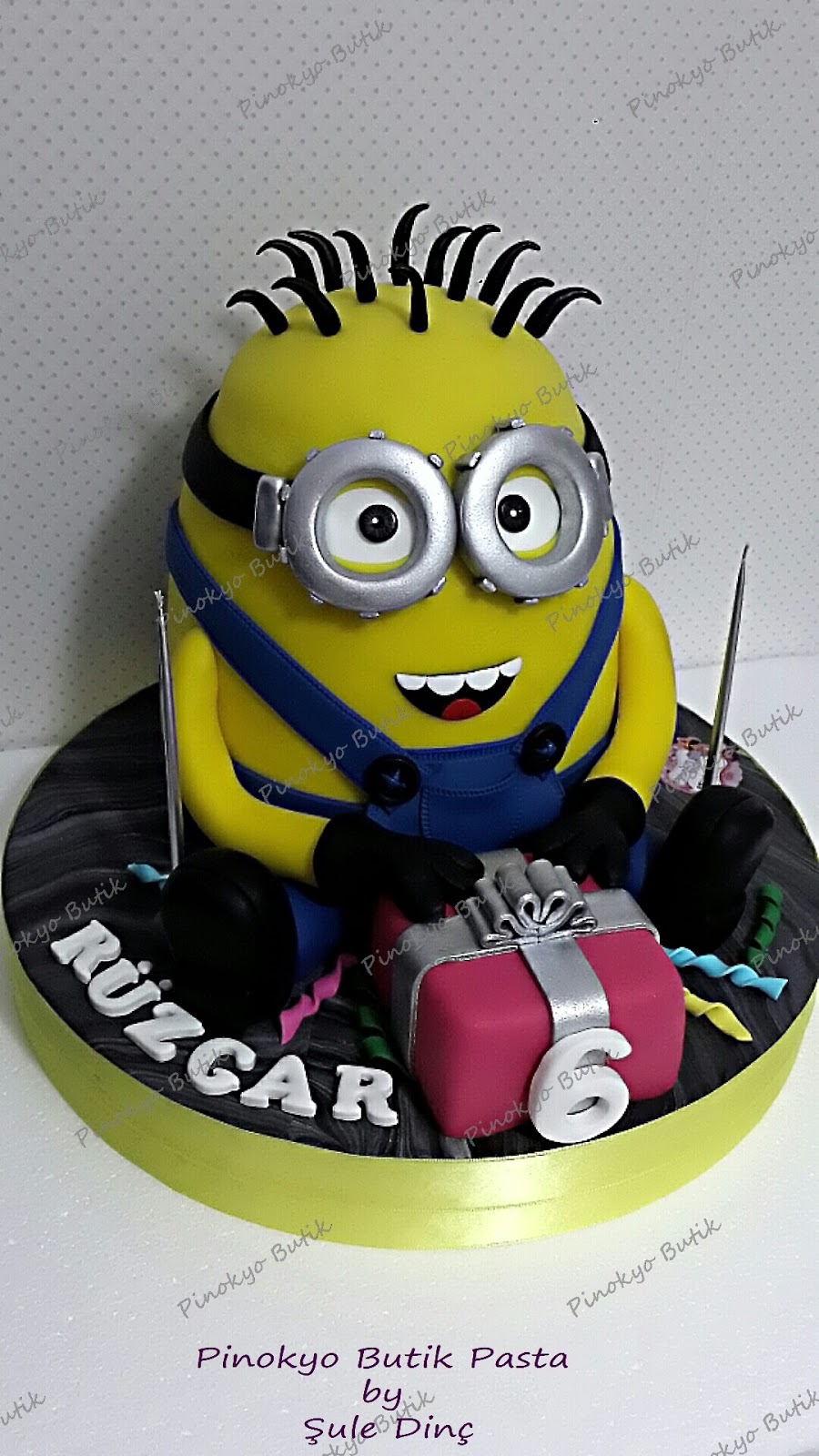 Pinokyo Butik Pasta ve Kurabiye - İzmit: Çılgın Hırsız 3D Minion pasta ...