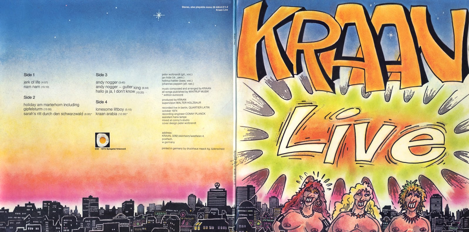 1975 Kraan Live - Kraan - Rockronología