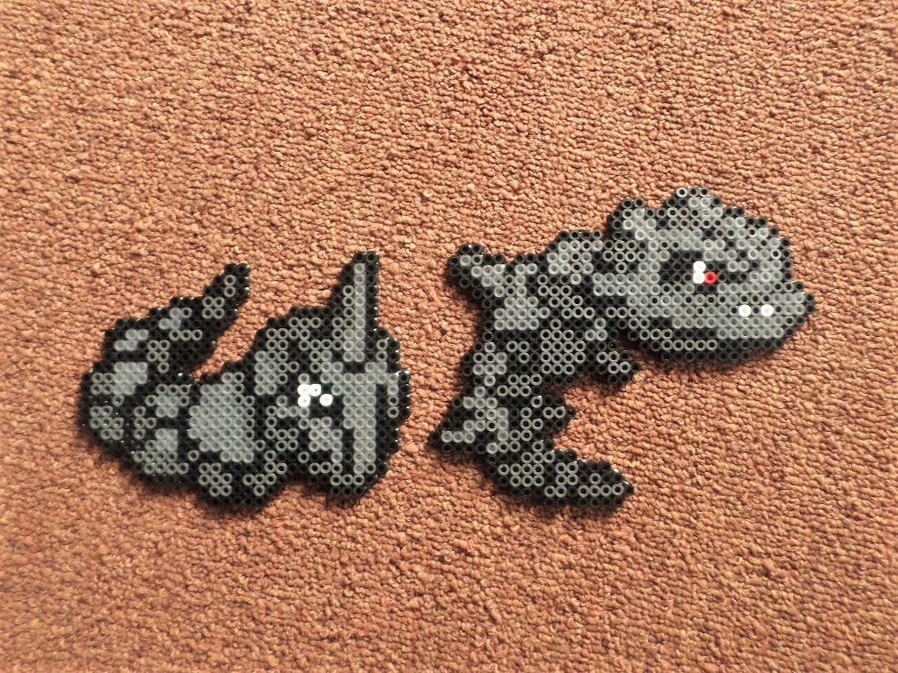 Long Black Fingers : Pokemon Perler Beads Set Three