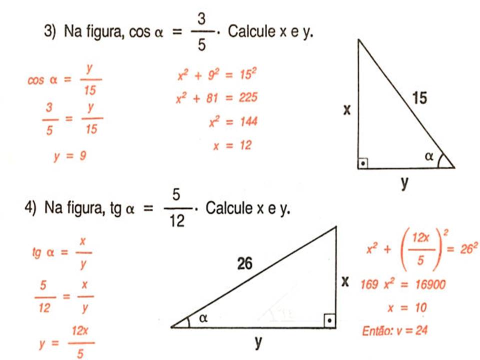 Exercicios De Relações Trigonometricas - FDPLEARN