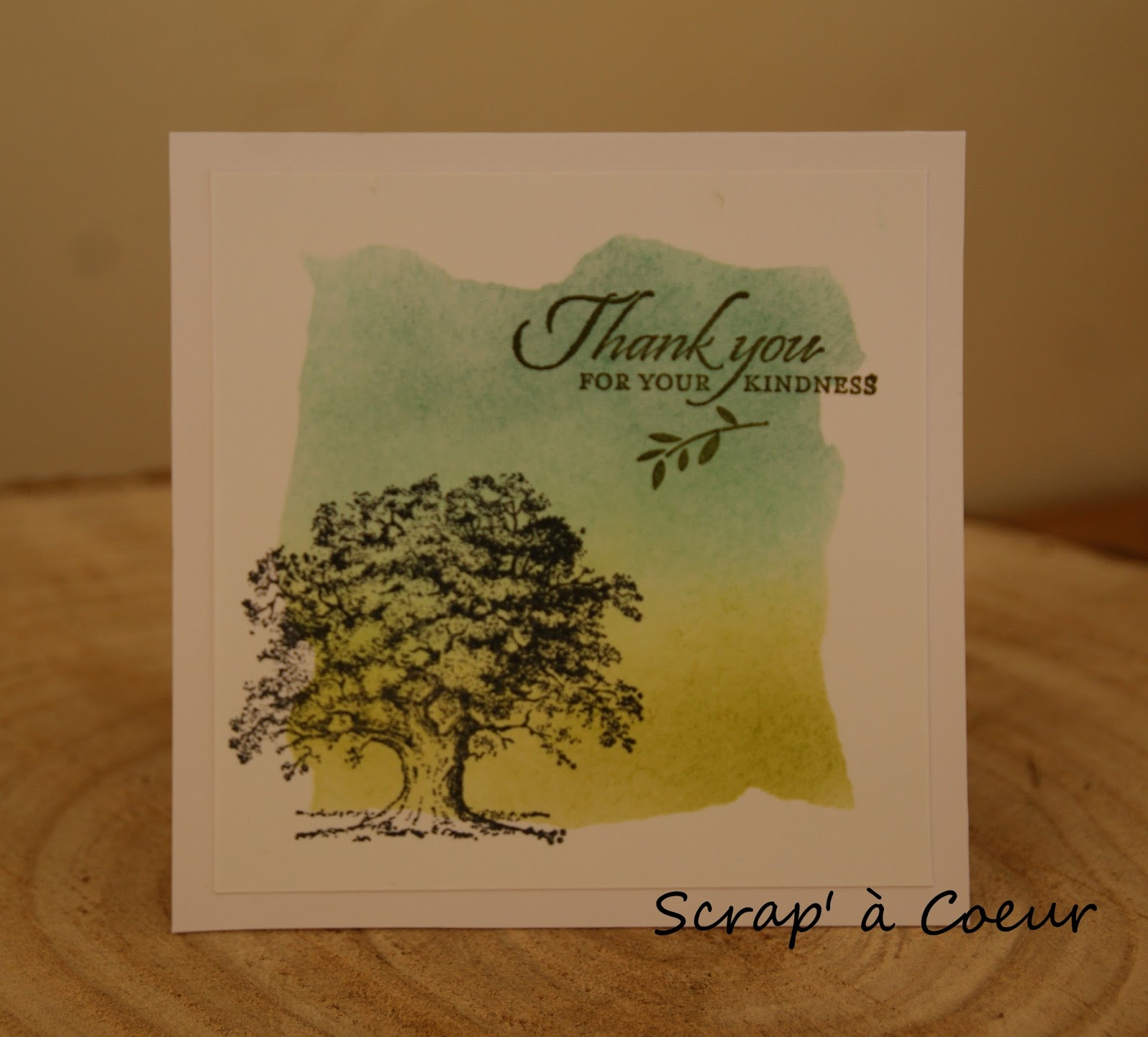 Scrap' à Coeur: Dire merci avec des arbres...